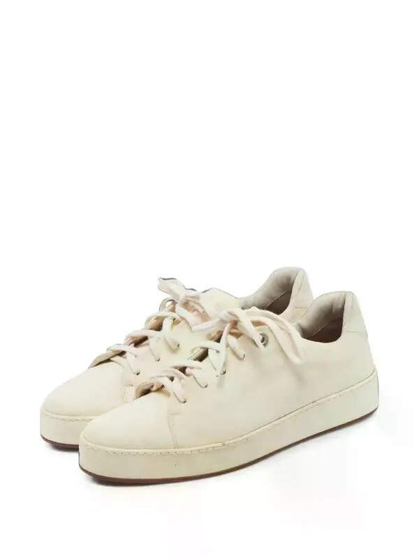 Loro Piana Nauges Suede Sneakers - Neutrals