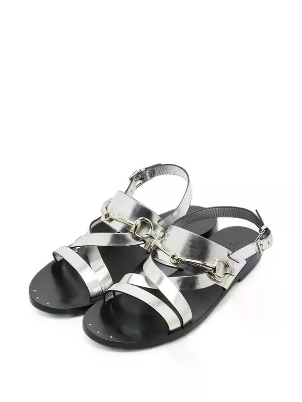 Gucci Horsebit Strappy Sandals