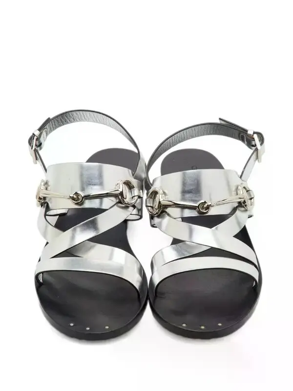 Gucci Horsebit Strappy Sandals