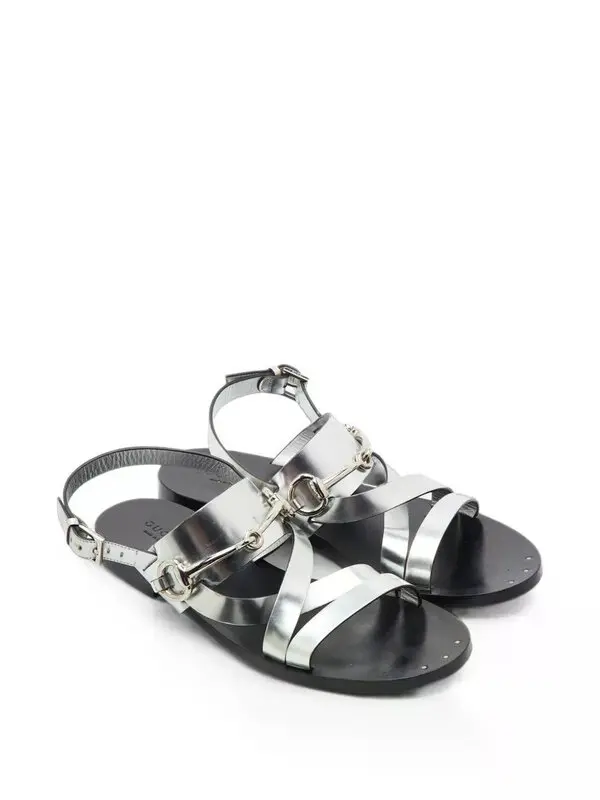 Gucci Horsebit Strappy Sandals