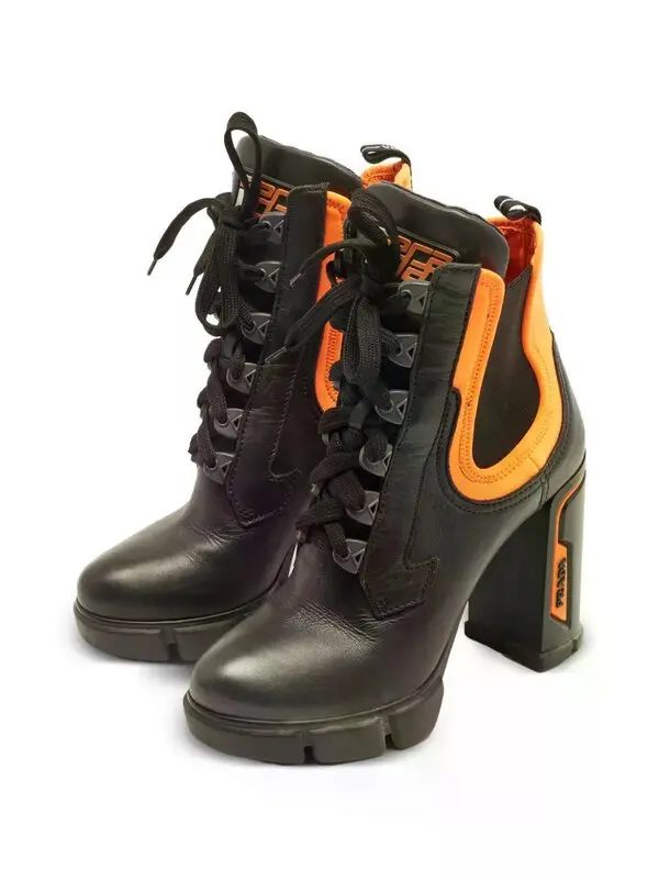 Prada Lace-up Ankle Boots