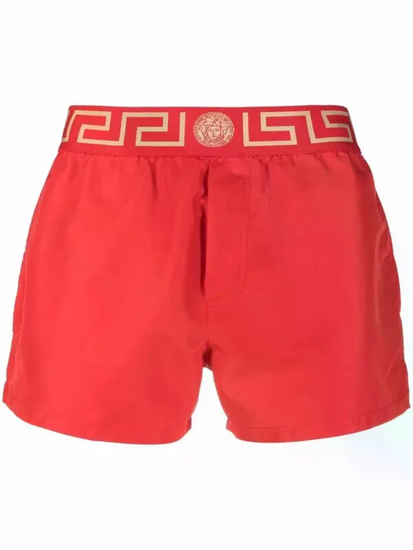Versace Greca Border Swim Shorts
