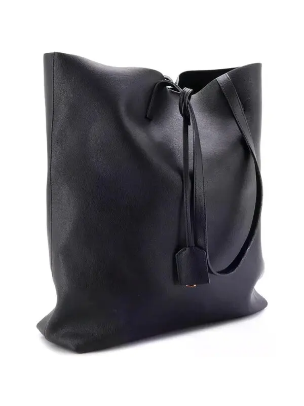 Saint Laurent Shopper Tote Leather Tall Shoulder Bag