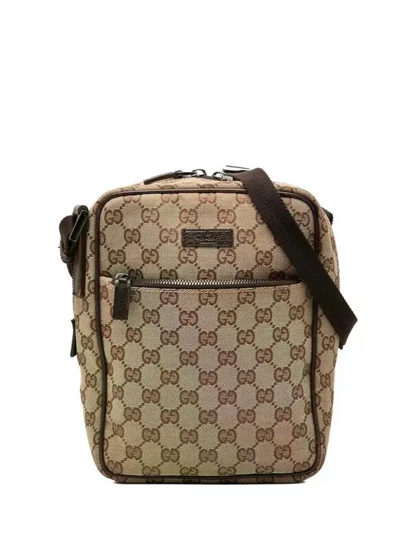 Gucci 2000-2015 Gg Canvas Crossbody Bag - Neutrals