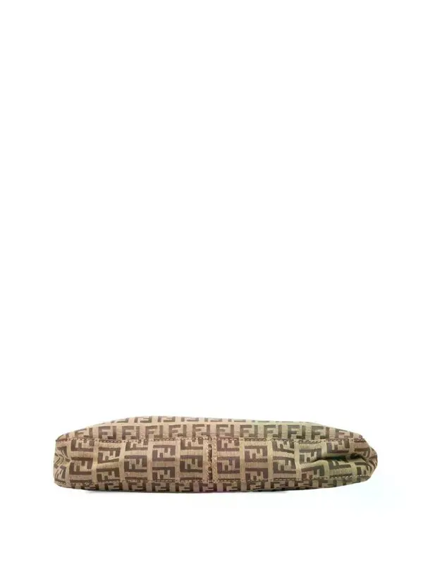 Fendi 2000-2010 Zucchino Canvas Pochette Shoulder Bag