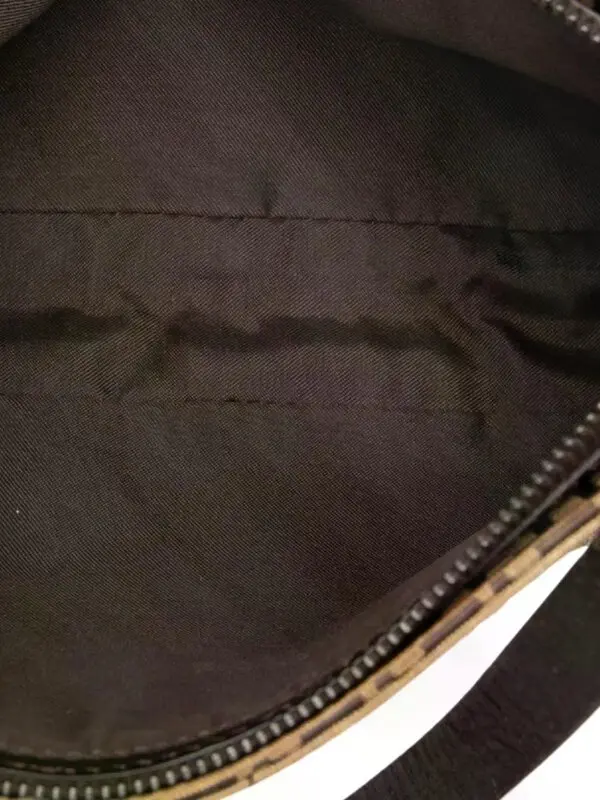 Fendi 2000-2010 Zucchino Canvas Pochette Shoulder Bag