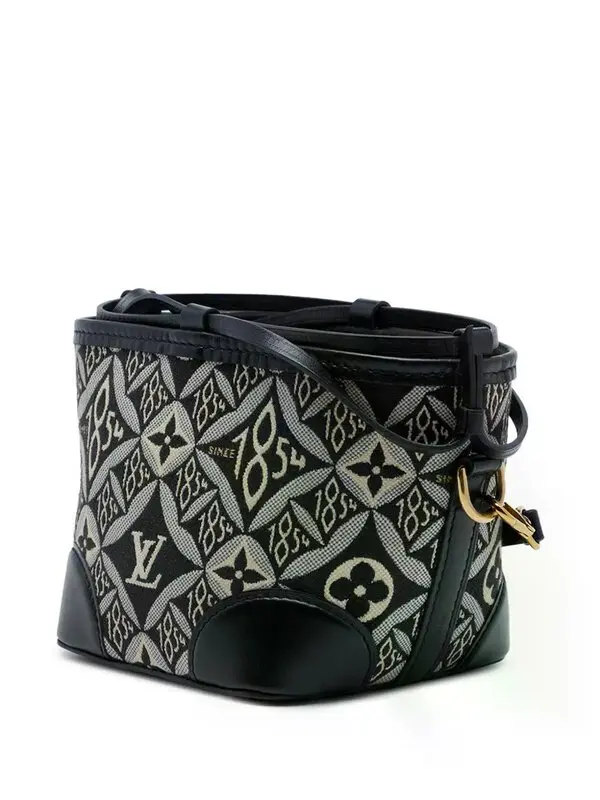 LOUIS VUITTON 2020 Monogram Jacquard Since 1854 Nano Noe Bucket Bag