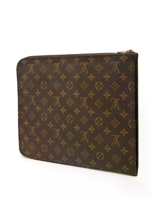 LOUIS VUITTON 1991 Monogram Poche Documents Portfolio 30 Clutch Bag