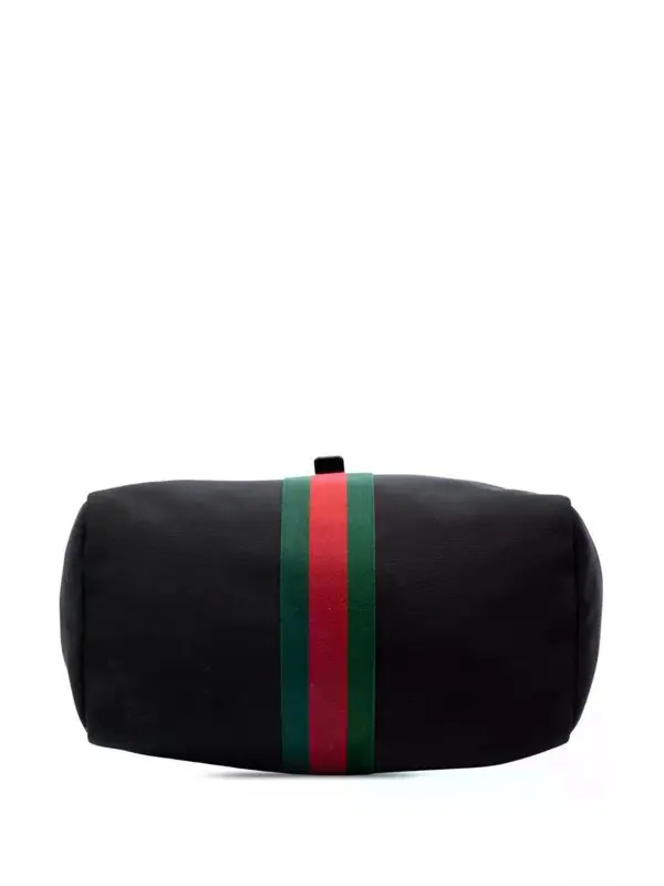 Gucci 2016-2026 Canvas Techno Web Buckle Tote Bag