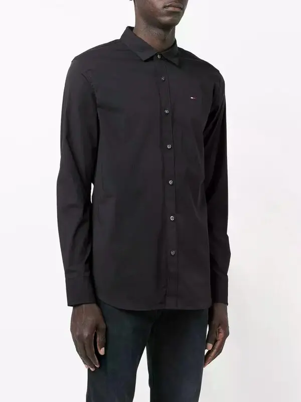 Tommy Hilfiger Logo-embroidered Button-down Shirt