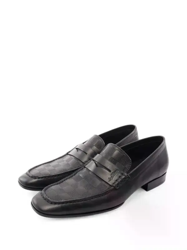 LOUIS VUITTON 2010s Damier Infini Loafers