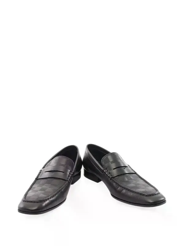 LOUIS VUITTON 2010s Damier Infini Loafers