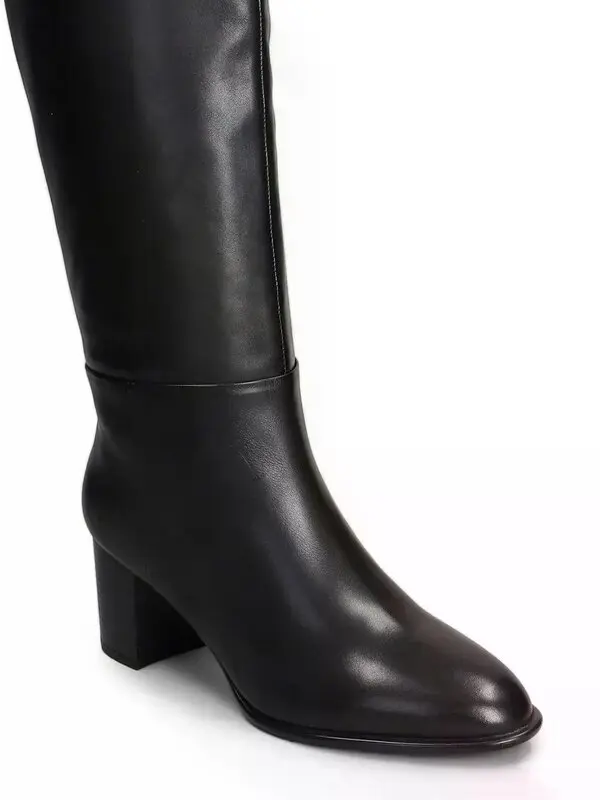 BIBI LOU Biarritz Booties Knee-high Leather Boots - Black