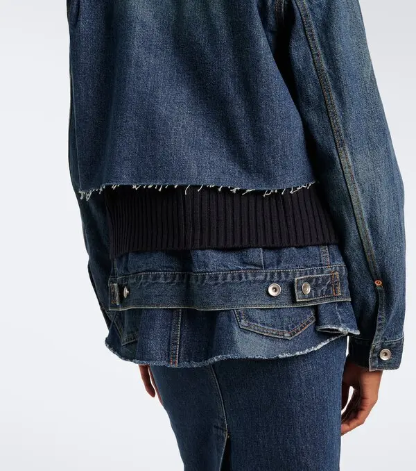 Sacai Paneled Denim Jacket