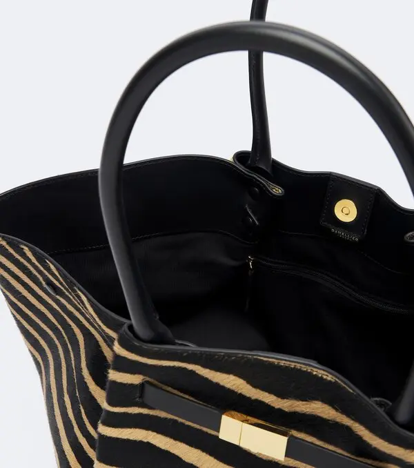 DEMELLIER New York Medium Calf Hair Tote Bag