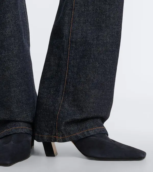 Khaite Nevada Suede Ankle Boots