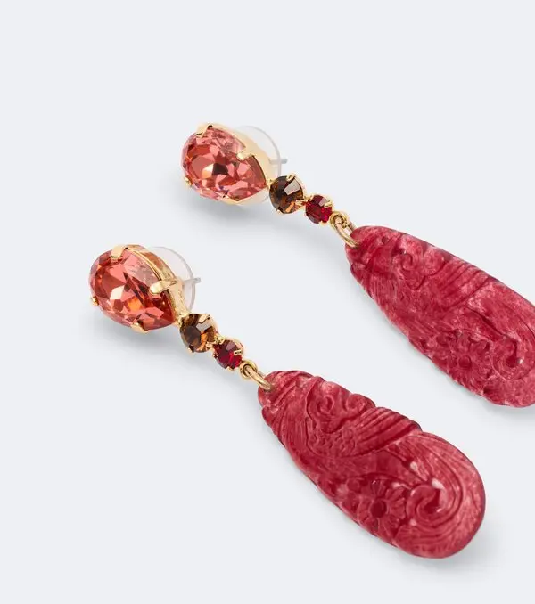 JENNIFER BEHR Corinna Embellished Drop Earrings