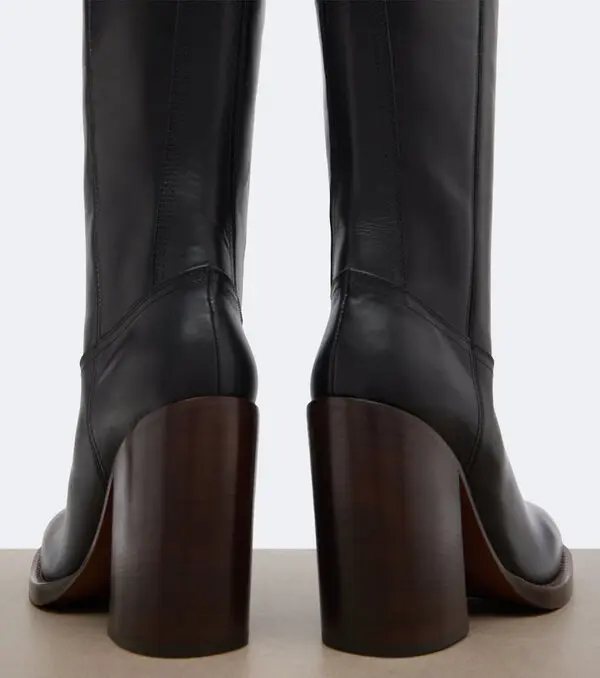 Dries Van Noten Leather Over-the-knee Boots