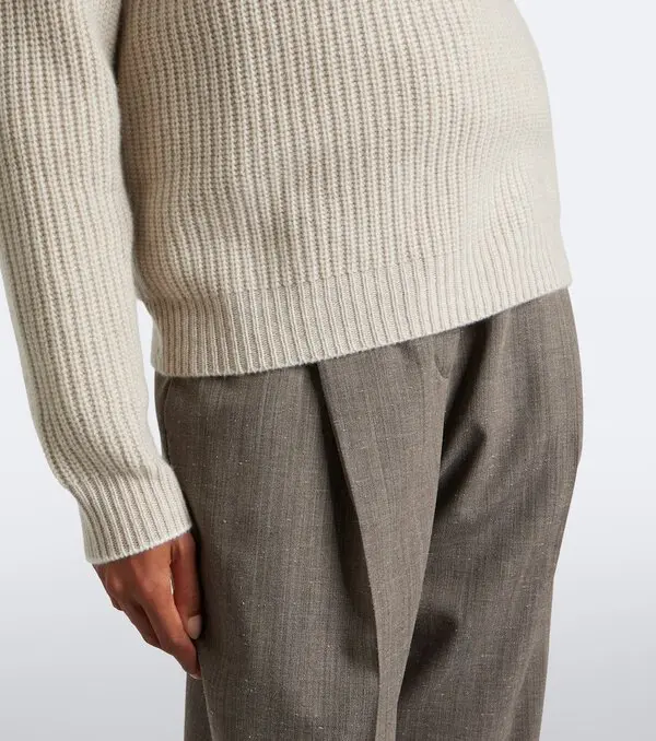 Arch4 Saatchi Cashmere Zip-up Sweater