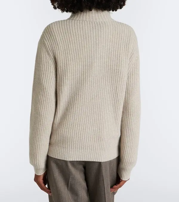 Arch4 Saatchi Cashmere Zip-up Sweater