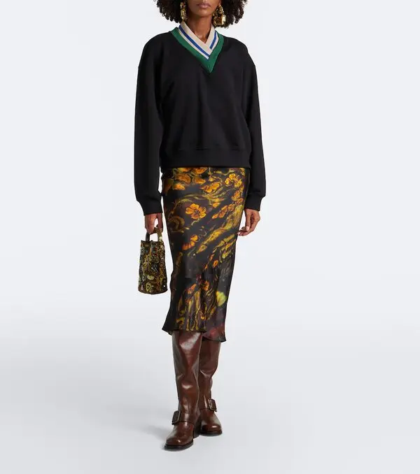 Dries Van Noten Leather Over-the-knee Boots