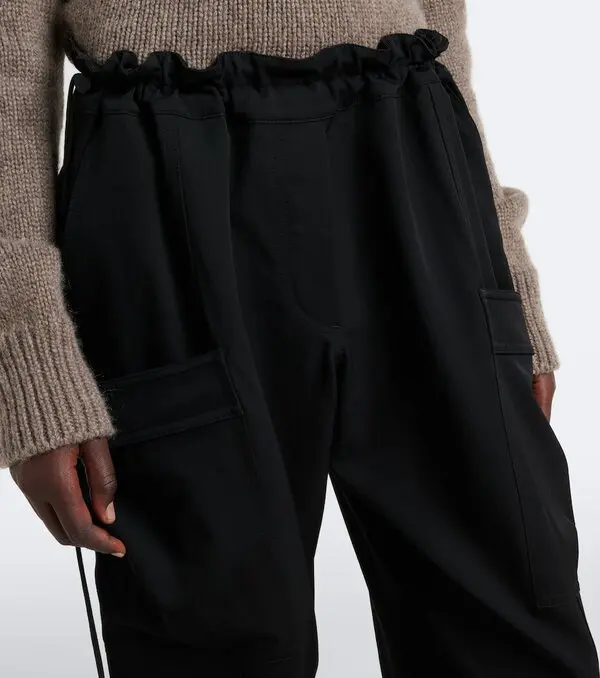 THE ROW Elga Wool Cargo Pants