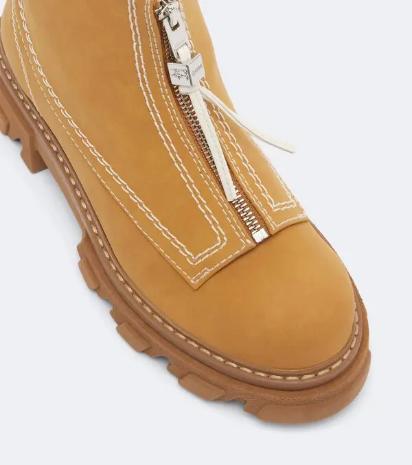 GANNI Coated Ankle Boots