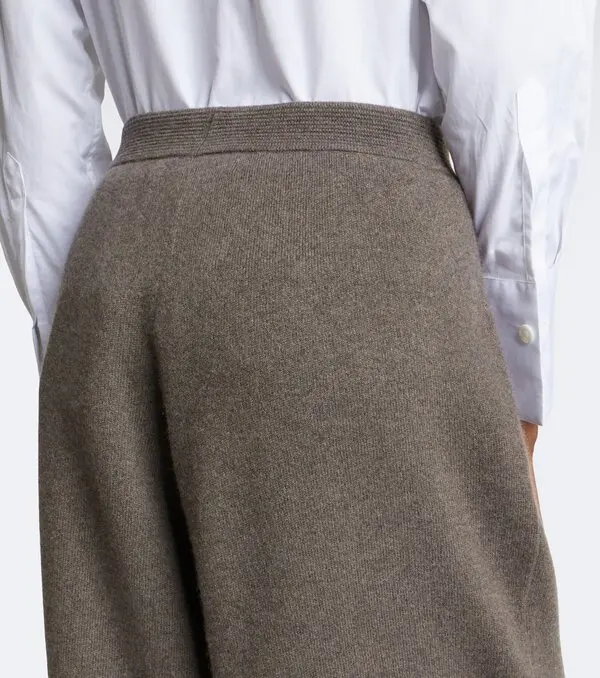 Arch4 Hayden Knitted Cashmere Barrel-leg Pants