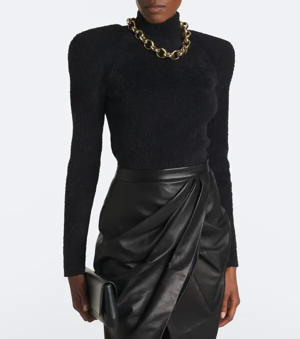 Balmain Knitted Turtleneck Sweater