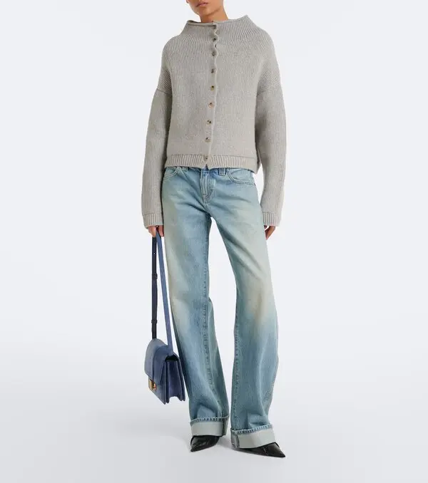 Khaite Karo Faded Barrel-leg Jeans