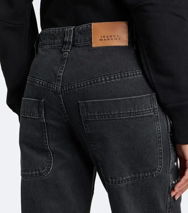 MARANT ETOILE Silka Studded Boot-cut Jeans