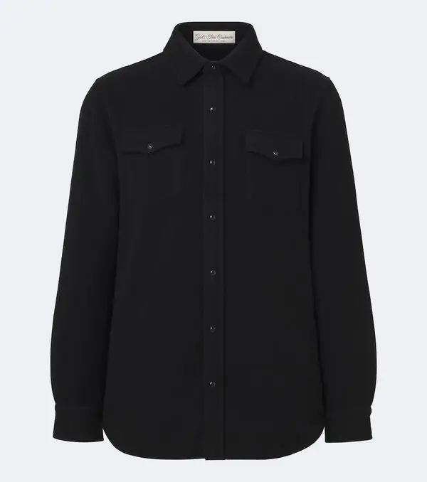 GOD'S TRUE CASHMERE Cashmere Shirt With Spinels
