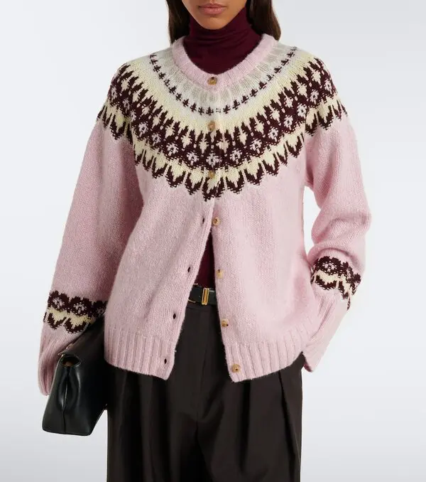 Arch4 Loze Fair Isle Cashmere Cardigan
