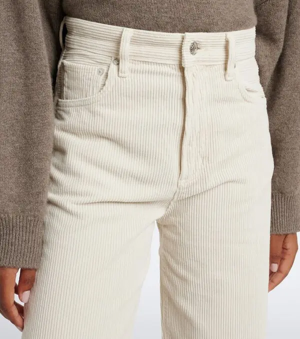 AGOLDE Ren Cotton Corduroly Wide-leg Pants