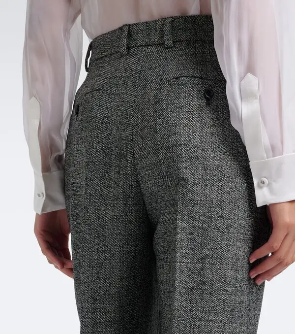 Dolce & Gabbana Virgin Wool Straight Pants
