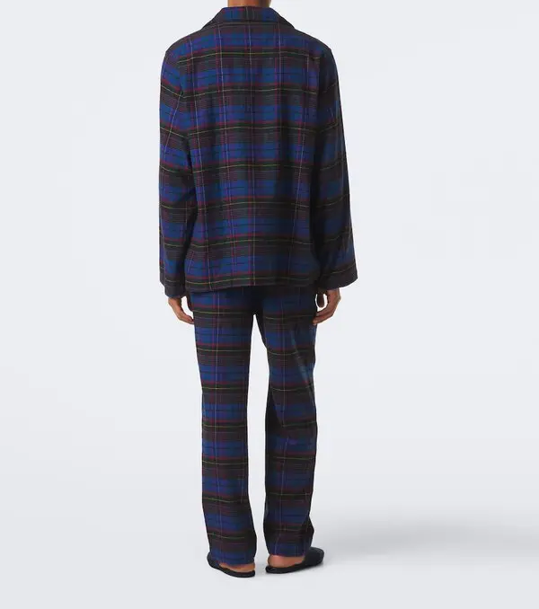 Polo Ralph Lauren Polo Bear Plaid Cotton Flannel Pajamas
