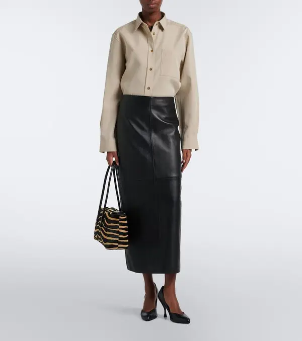 DEMELLIER Stockholm Small Calf Hair Shoulder Bag