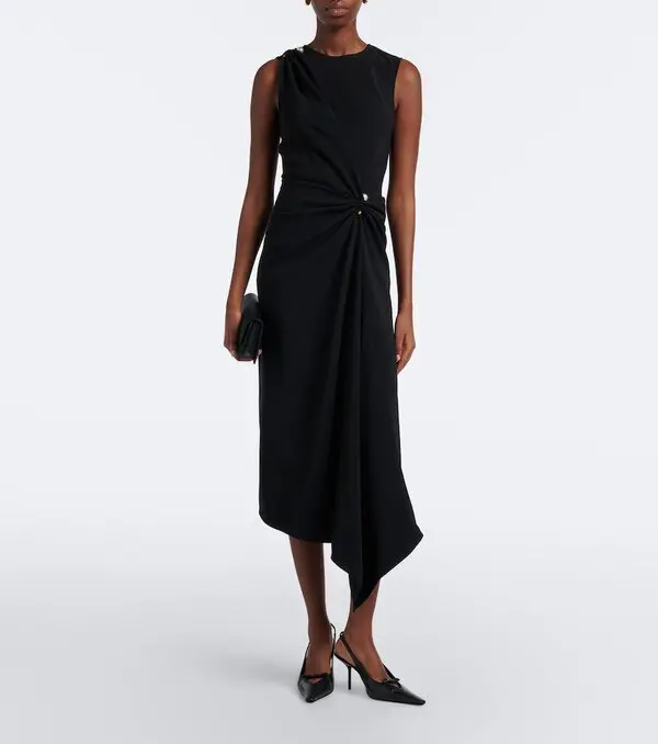 Veronica Beard Freja Embellished Midi Dress