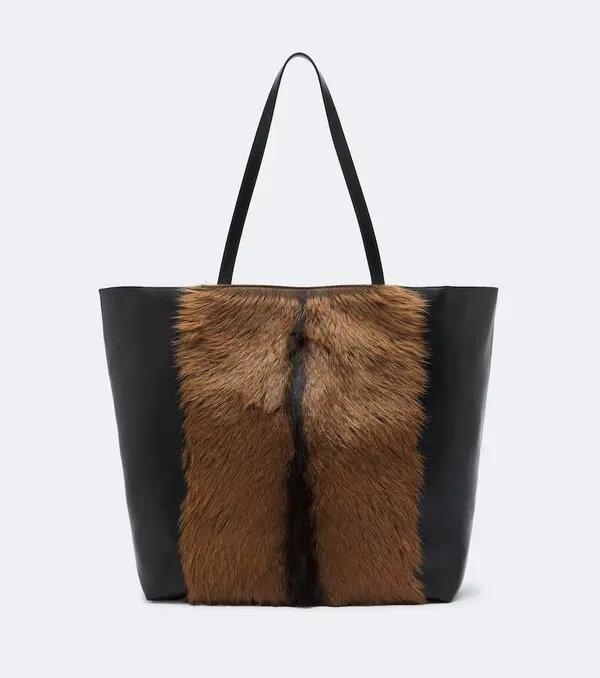 TOTEME Roam Large Leather Tote Bag