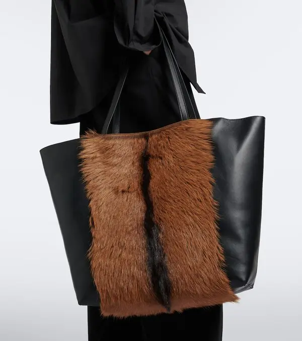 TOTEME Roam Large Leather Tote Bag