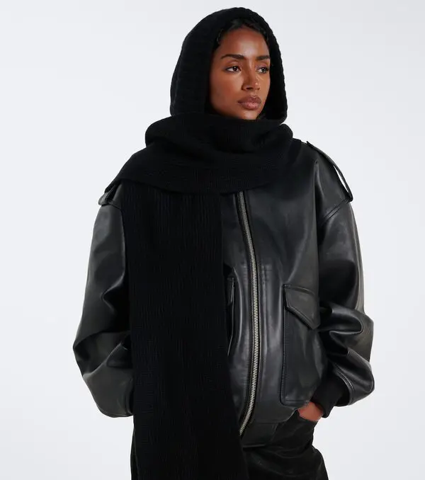 YVES SALOMON Wool And Cashmere Hood