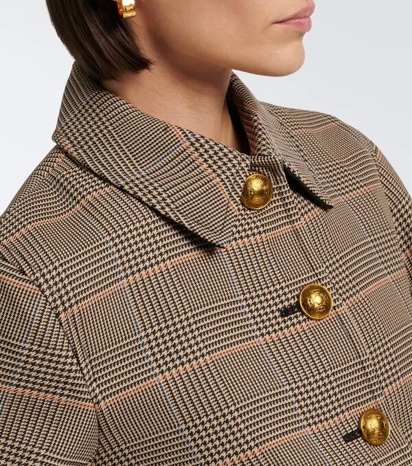 Veronica Beard Severine Prince Of Wales Check Jacket