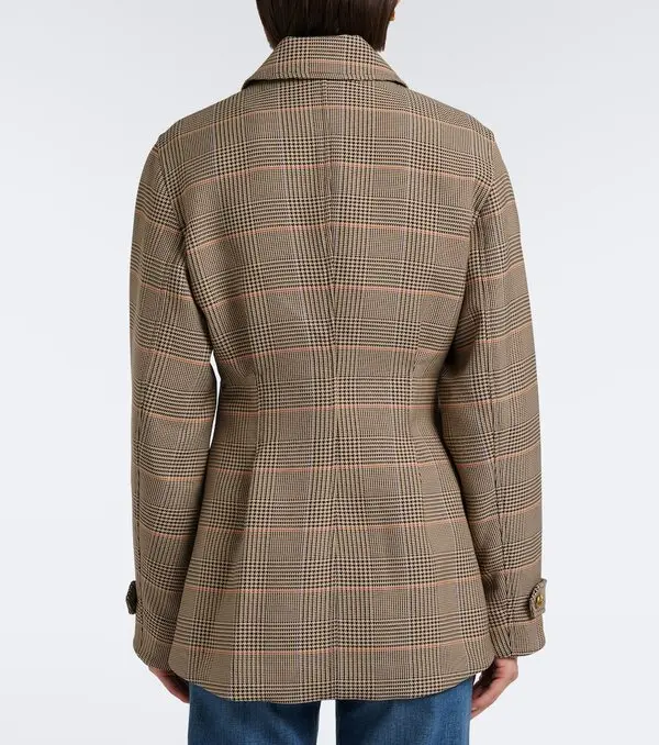 Veronica Beard Severine Prince Of Wales Check Jacket