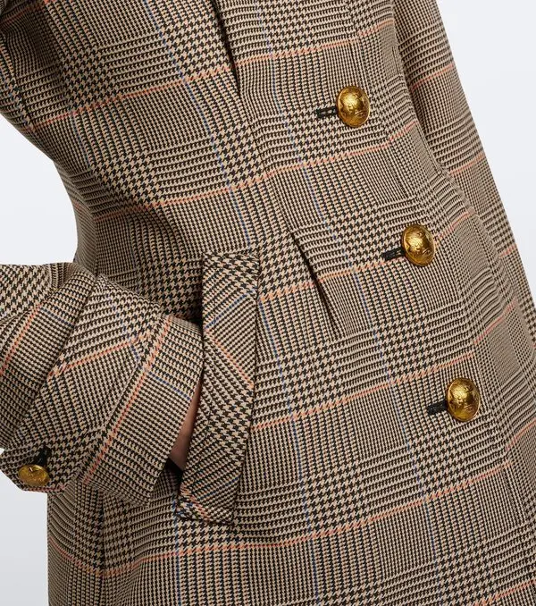 Veronica Beard Severine Prince Of Wales Check Jacket