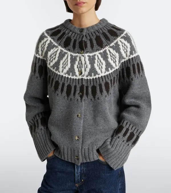 Arch4 Fair Isle Cashmere Cardigan