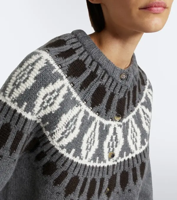 Arch4 Fair Isle Cashmere Cardigan