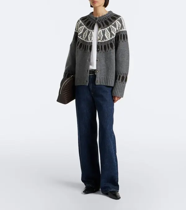 Arch4 Fair Isle Cashmere Cardigan