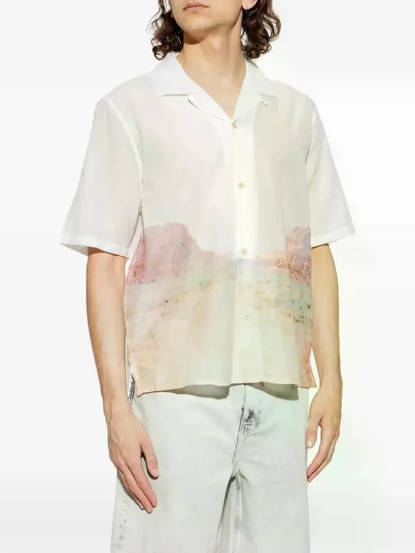 ALLSAINTS Landscape-print Shirt