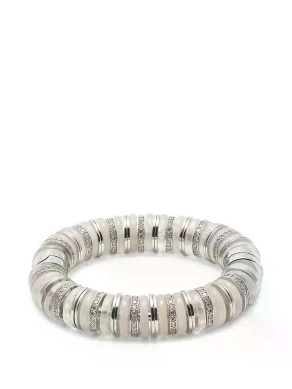 Eddie Borgo Lenox Pavé Quartz Bracelet - Silver
