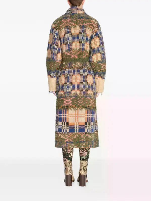 Dries Van Noten Patchwork Wool Cardigan